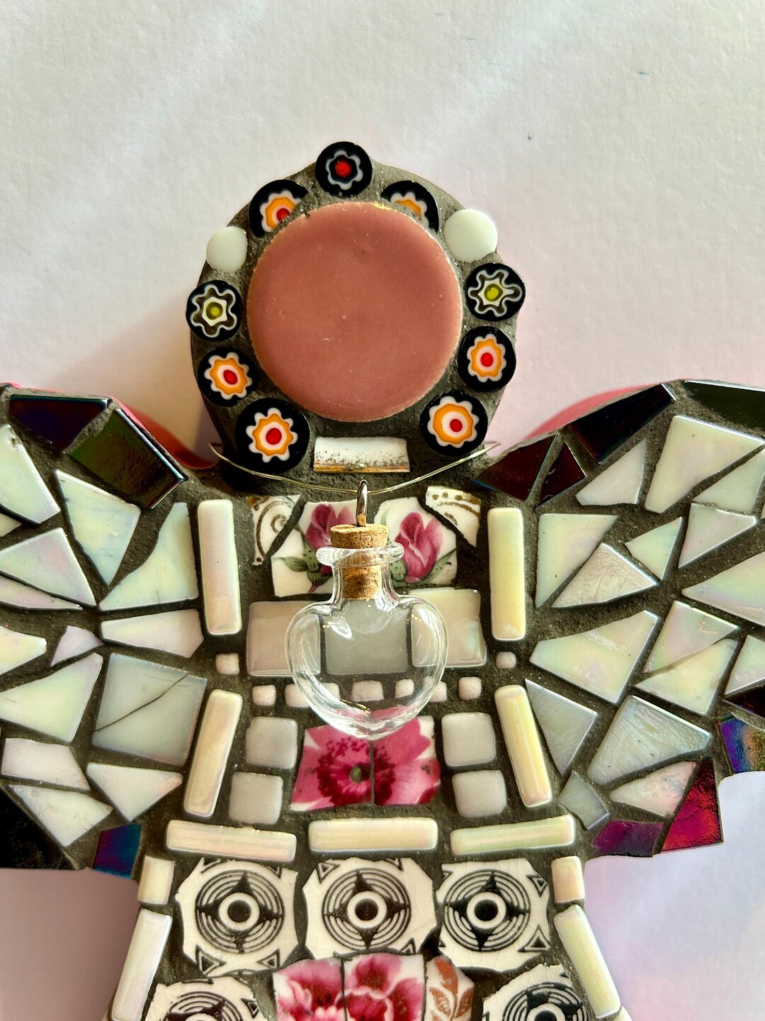 Pink Guardian Angel Mosaic - Etsy