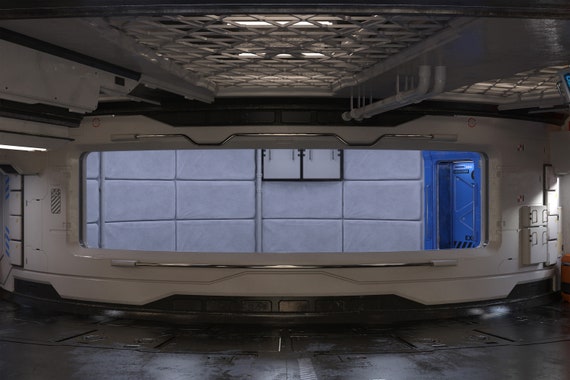 Sci-fi-ship-containment Cell PNG Window Reflection. Science | Etsy