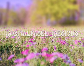 Digital Backdrop, Summer Digital Backdrop, Spring Digital Background ...