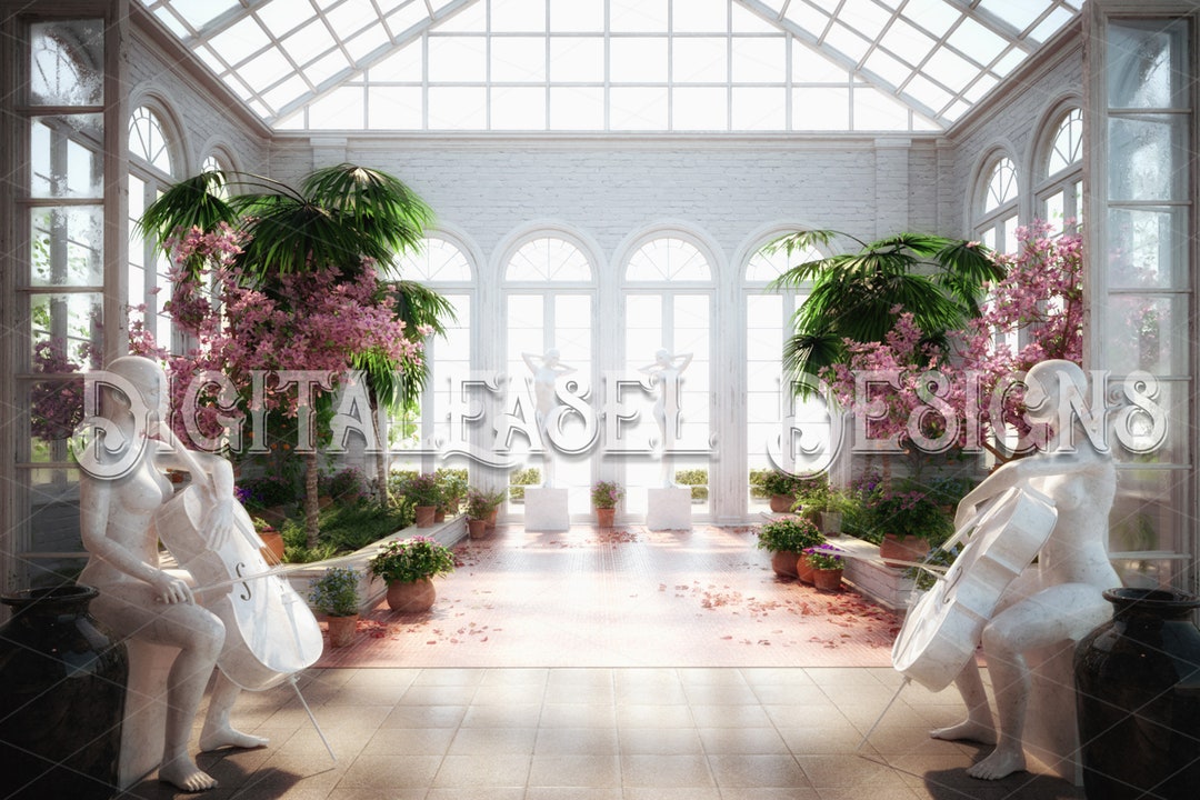 Eccentric Conservatory-digital Background - Etsy