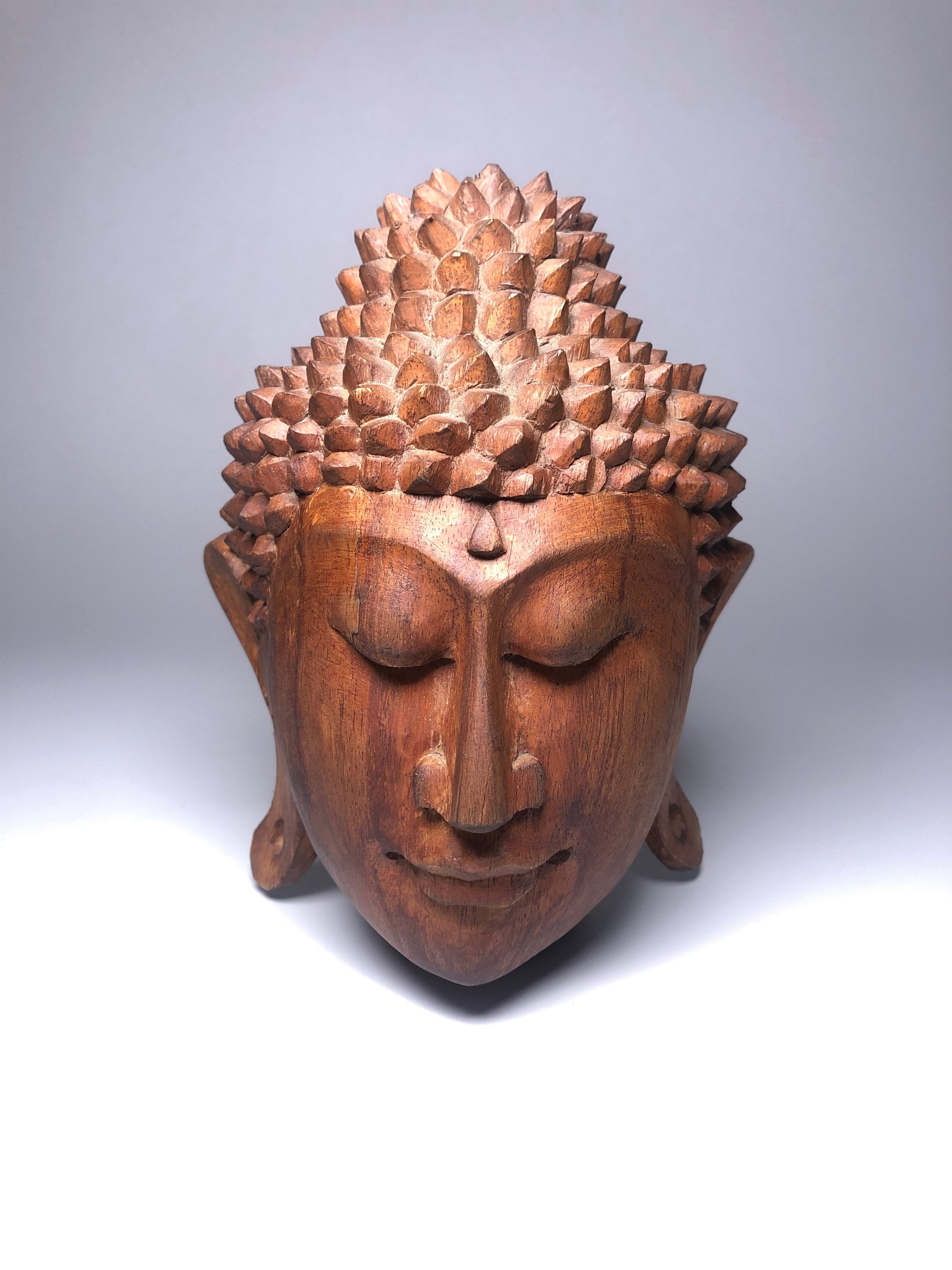 Wood Buddha,head Wooden Buddha Figure,handcraft Wood Buddha Statue. - Etsy