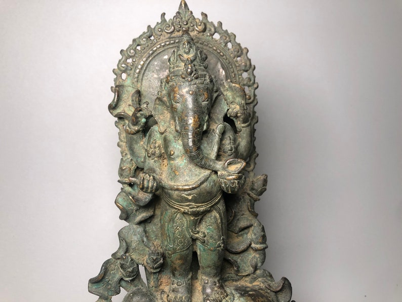 Lord Ganesha 9.8” Inch Statue, Antique Ganesha God,ganesha on Altar ...