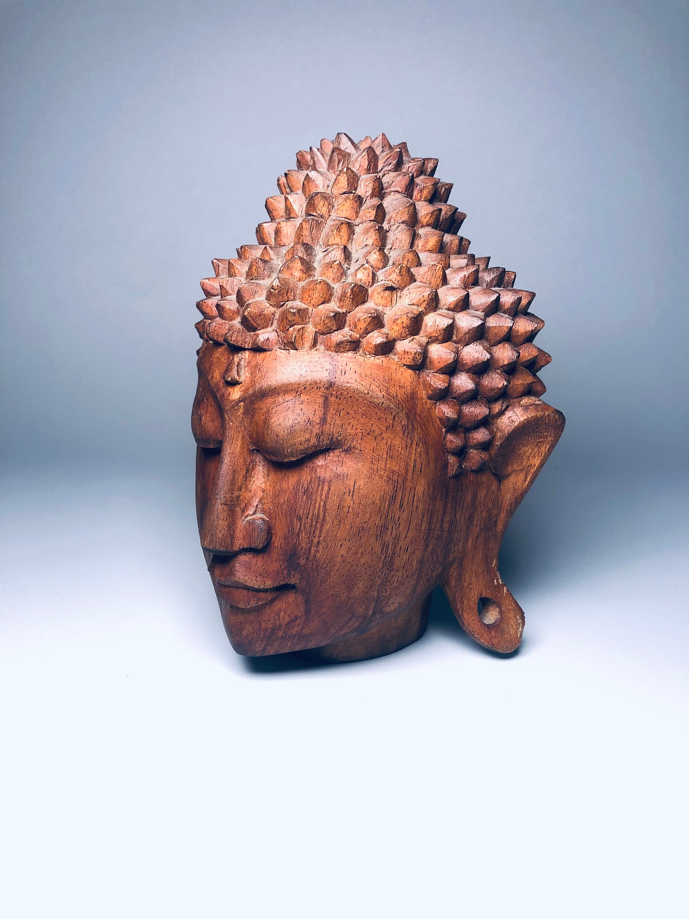 Wood Buddha,head Wooden Buddha Figure,handcraft Wood Buddha Statue. - Etsy