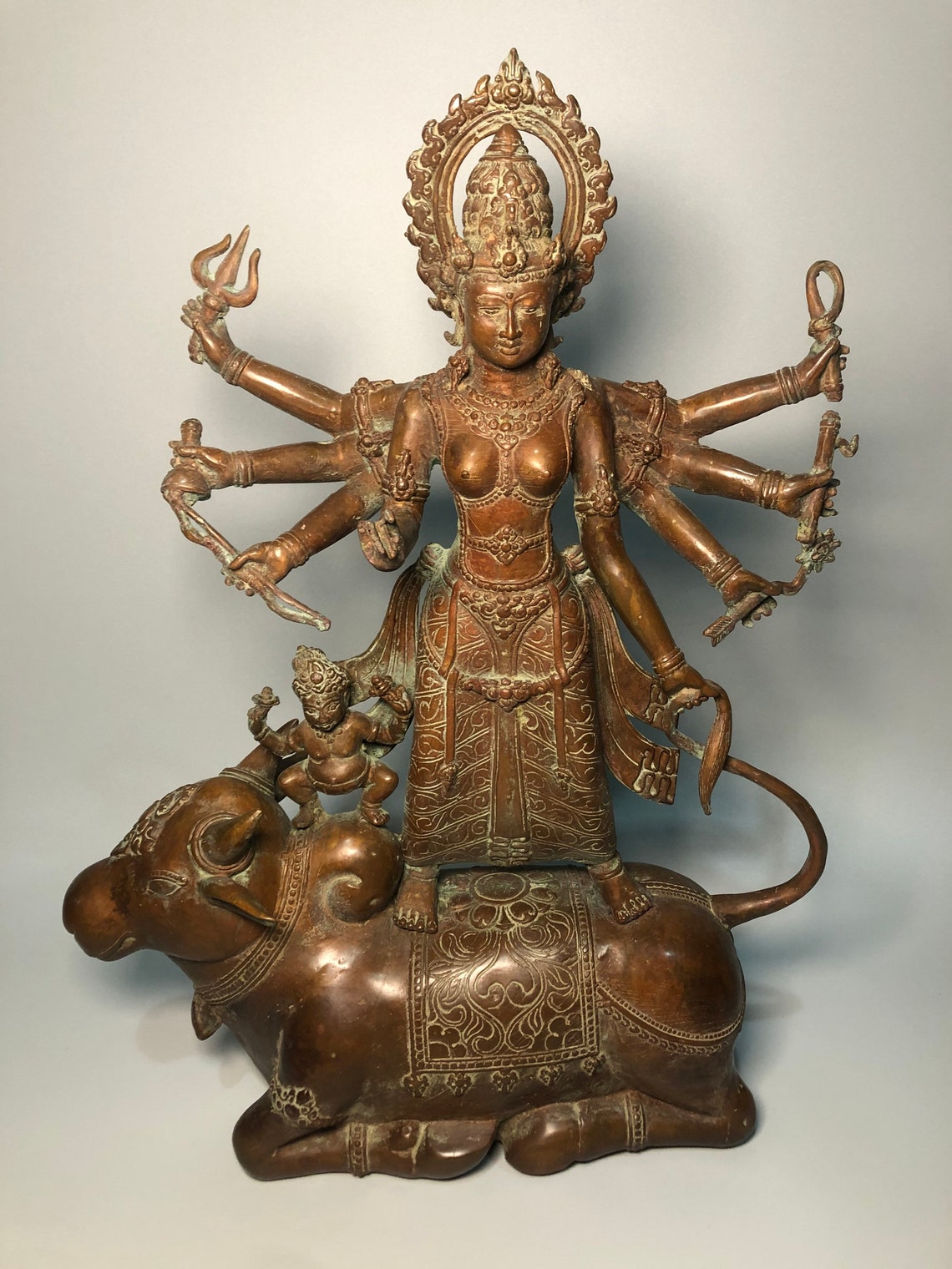 Mahakali Bronze Hindu God Kali Statue Goddess Kali Statue - Etsy