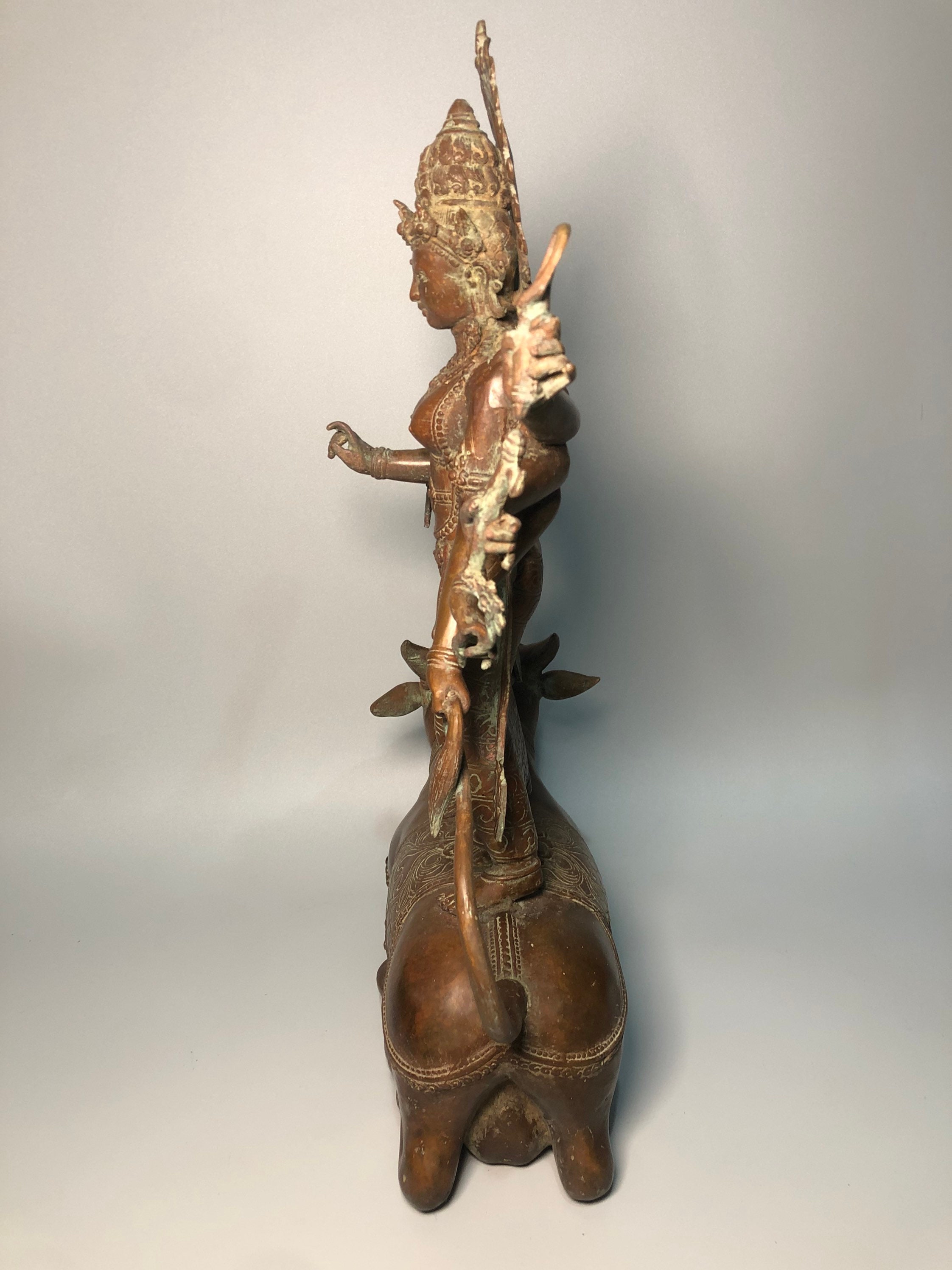 Mahakali Bronze, Hindu God , Kali Statue, Goddess Kali Statue, Parvati ...