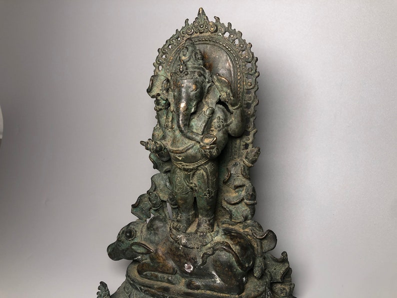 Lord Ganesha 9.8” Inch Statue, Antique Ganesha God,ganesha on Altar ...