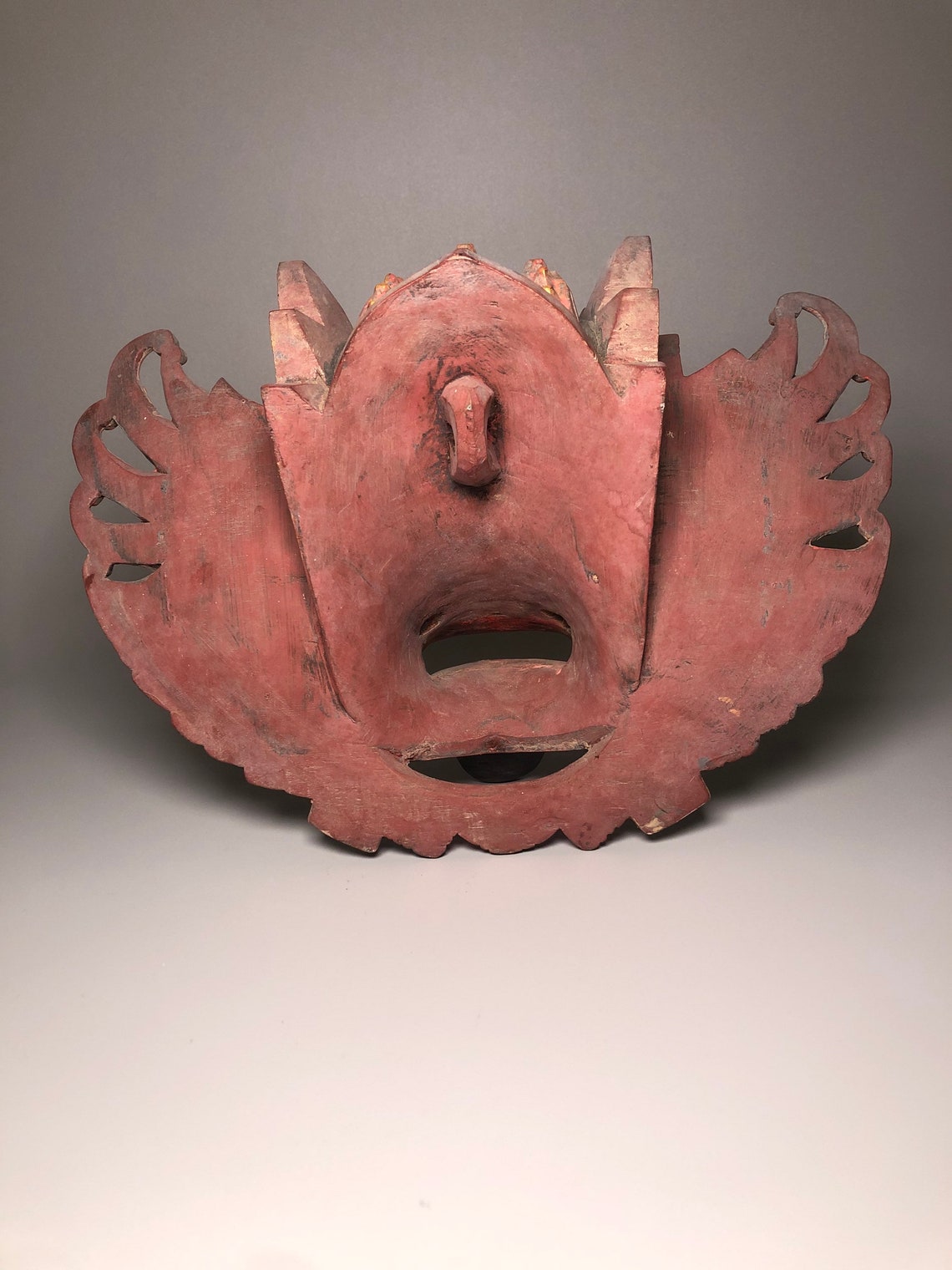 Barong Mask 9.0inch, Antique Color Barong Mask, Luxury Handmade ...