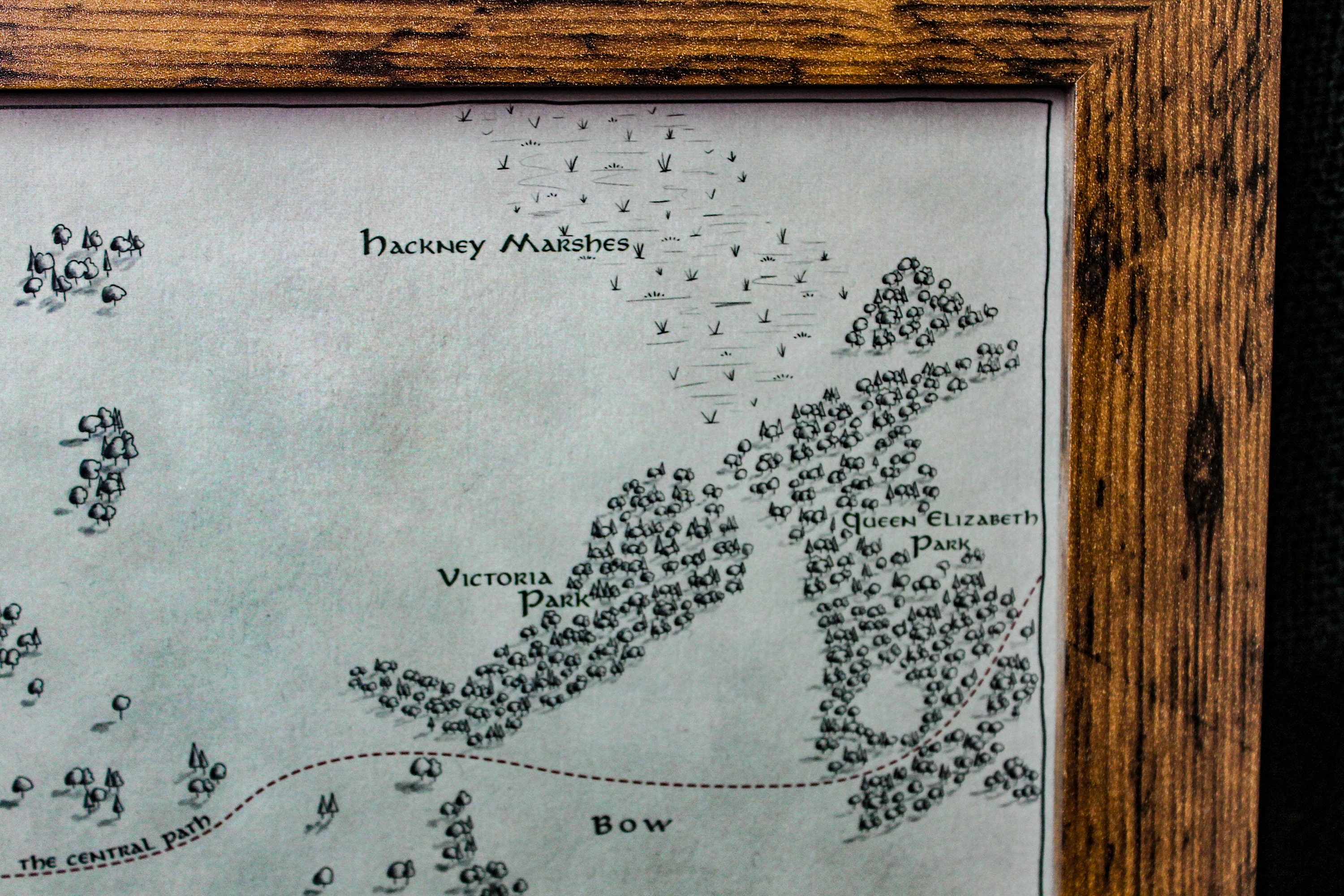 Hand-drawn London Fantasy Map Print A3 - Etsy