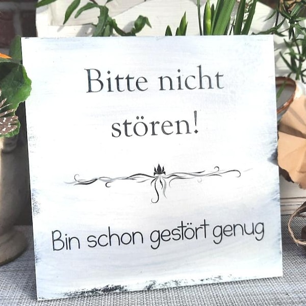Bitte nicht stören schild lustig - Etsy.de