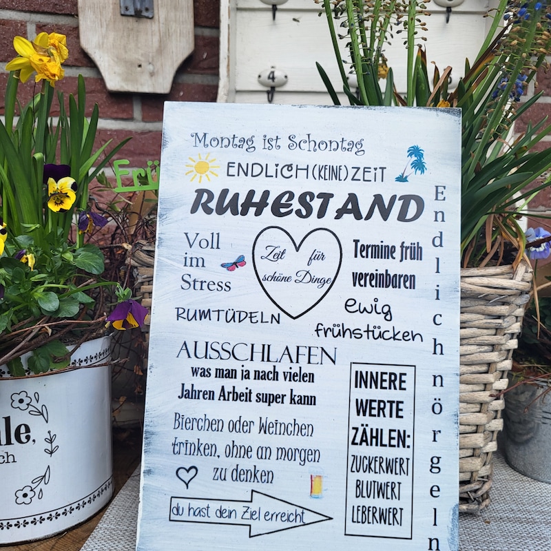 Ruhestand schilder - Etsy.de