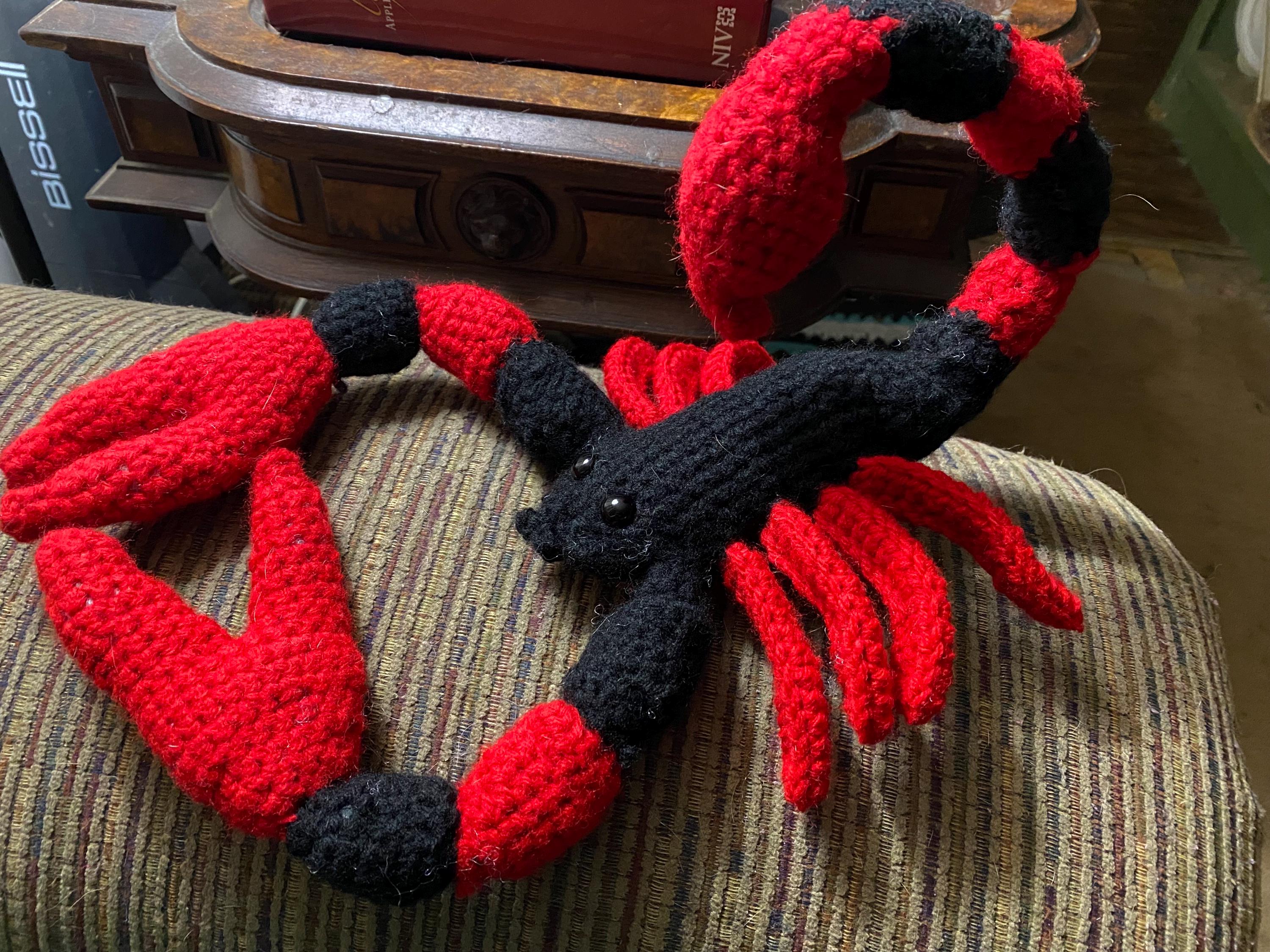Handmade Crochet Scorpion - Etsy