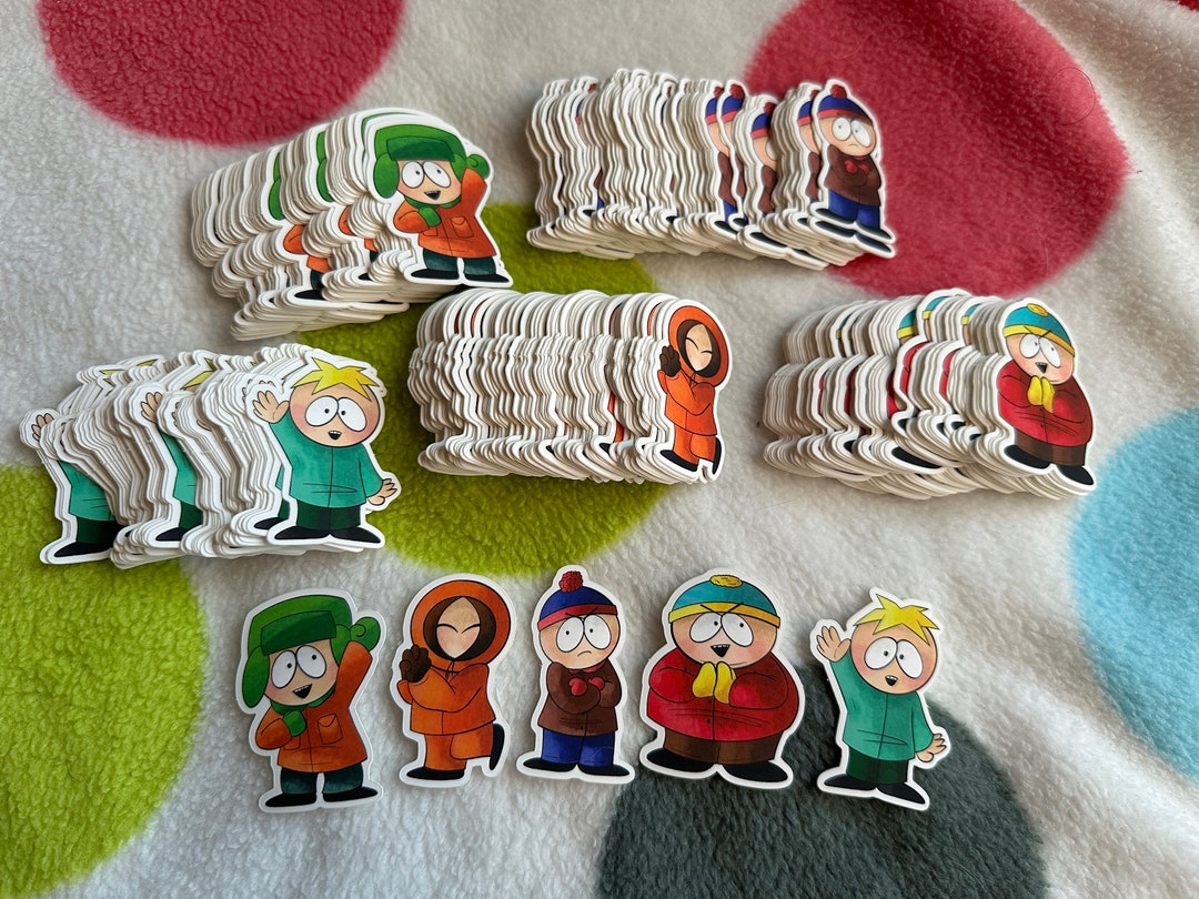 SOUTH PARK Mini Stickers Kyle, Kenny, Butters, Cartman, Stan - Etsy ...
