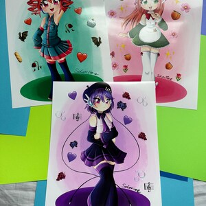 UTAU Kasane Teto, Defoko, Momone Momo Glossy Print SET OF 3 - Etsy