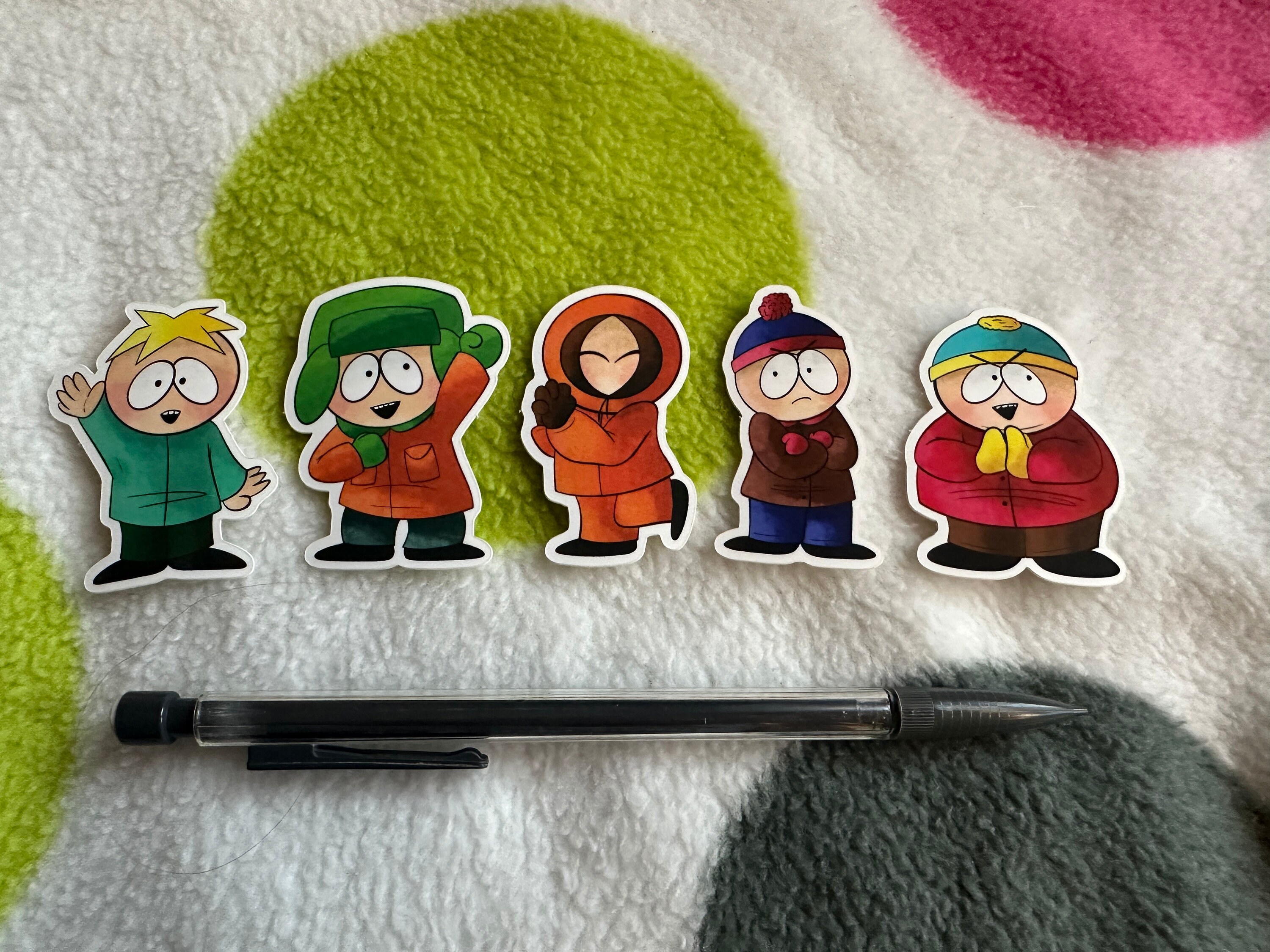 SOUTH PARK Mini Stickers Kyle Kenny Butters Cartman Stan - Etsy Australia