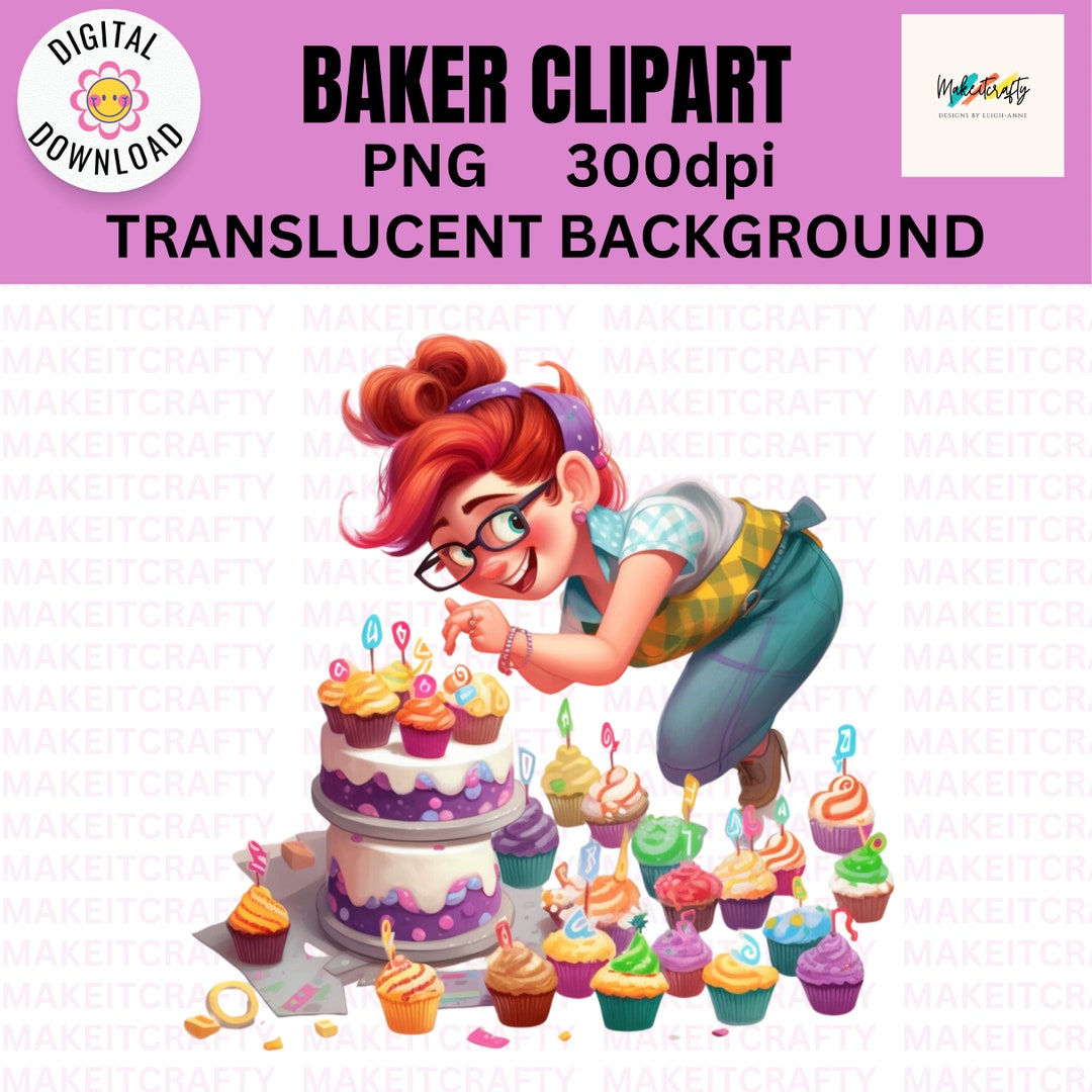 Baker Cartoon PNG Clipart, Cake Shop, Cake Artist, Cake Decorator ...