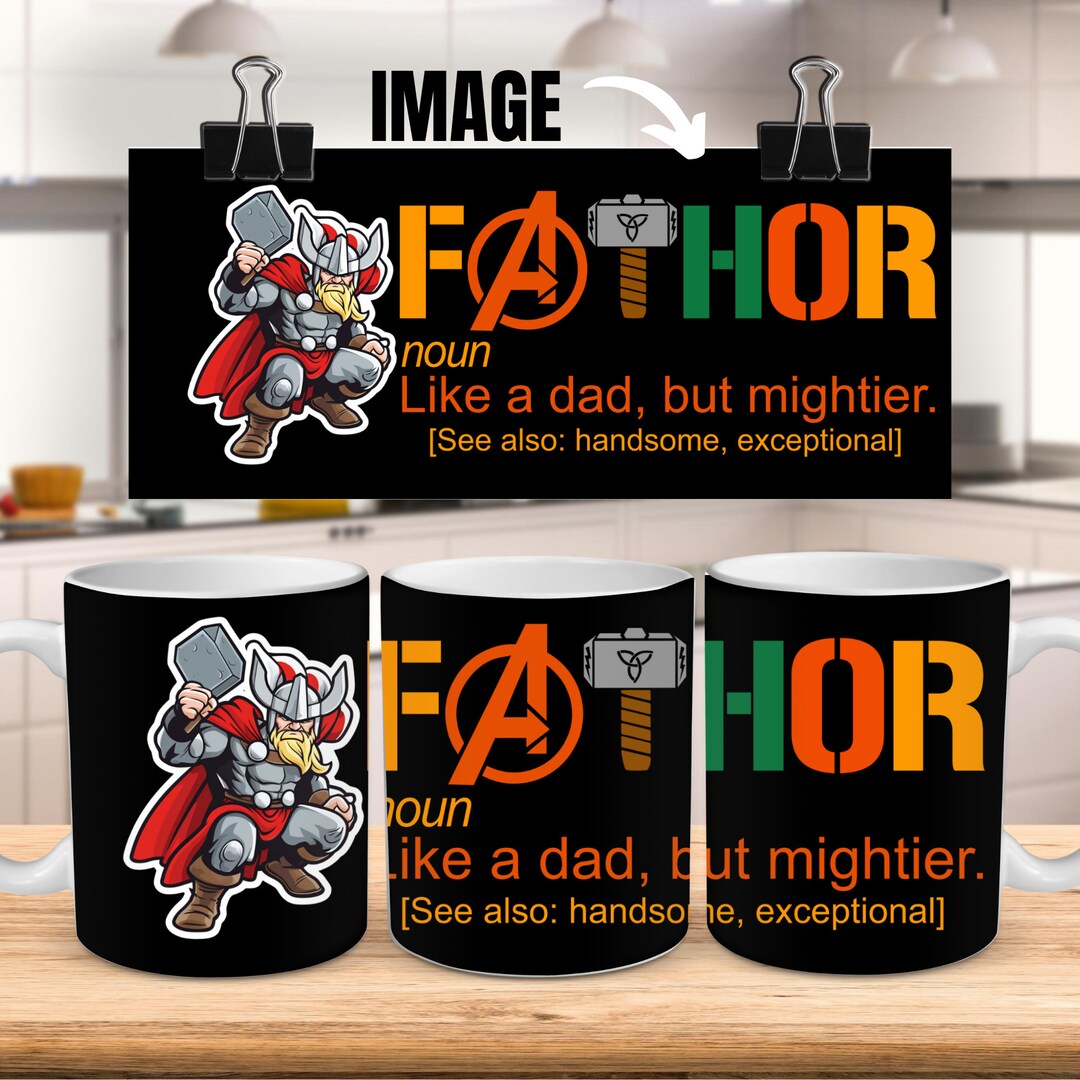 Fathor Mug Wrap Sublimation Design Fathers Day Mug Wrap for Dad Mug ...