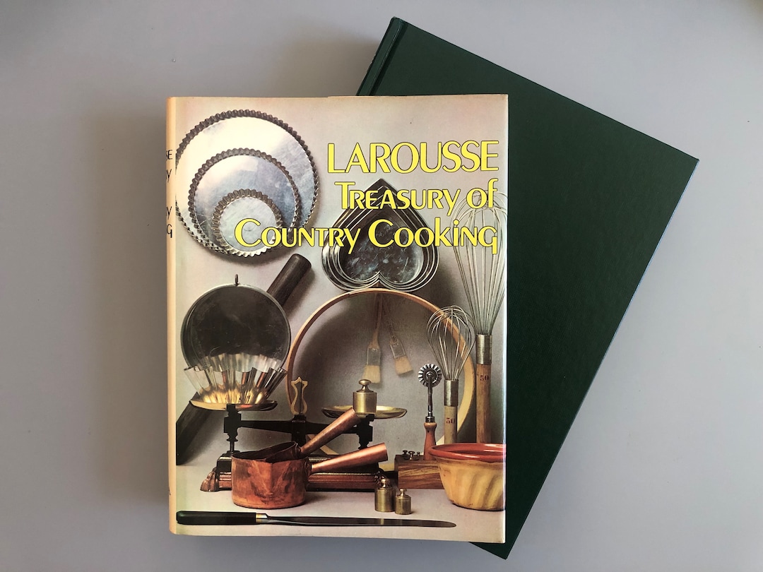 1978 Vintage “larousse Treasury of Country Cooking” Bonanza Books Green ...