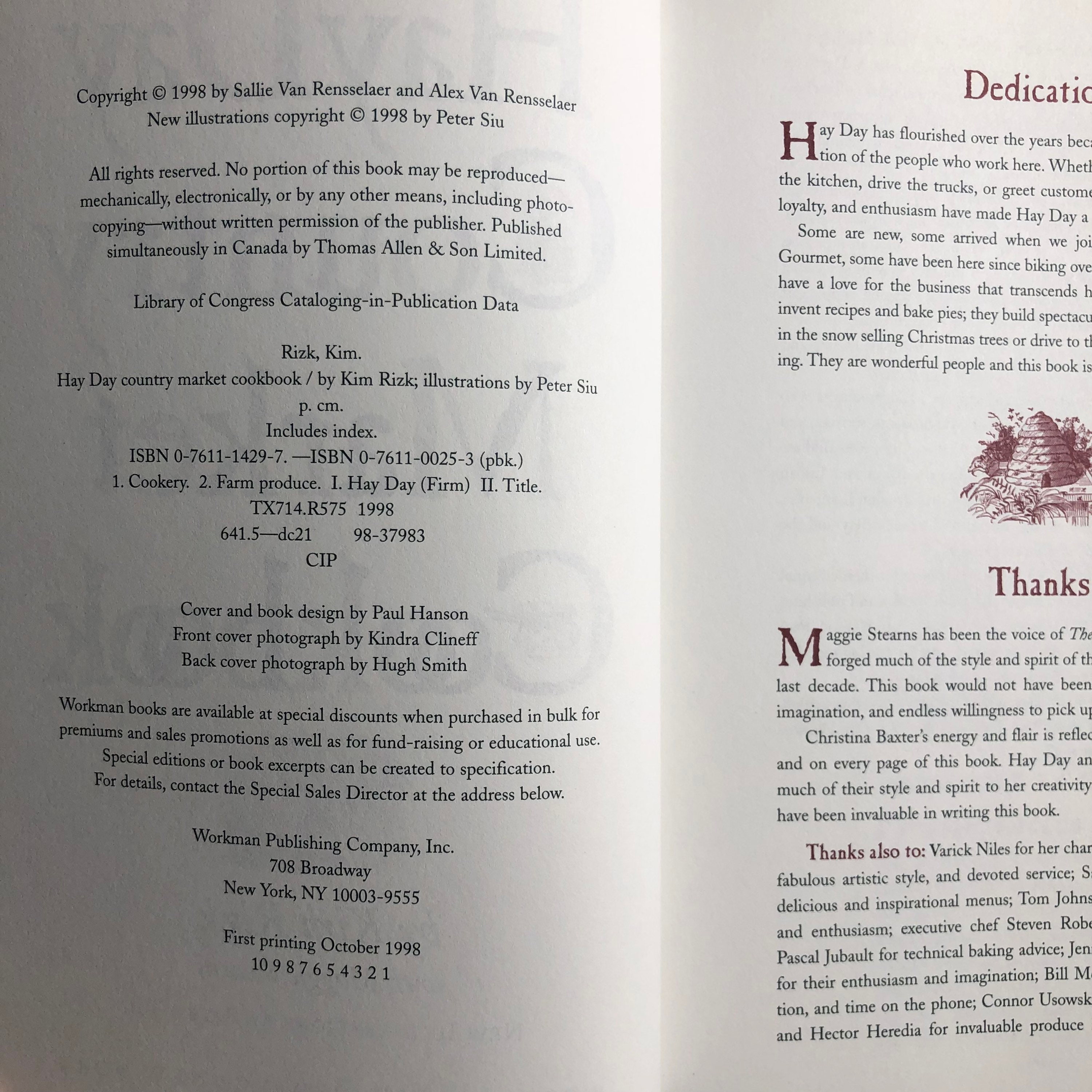 1998 Vintage hay Day Country Market Cookbook by Kim Rizk trade ...