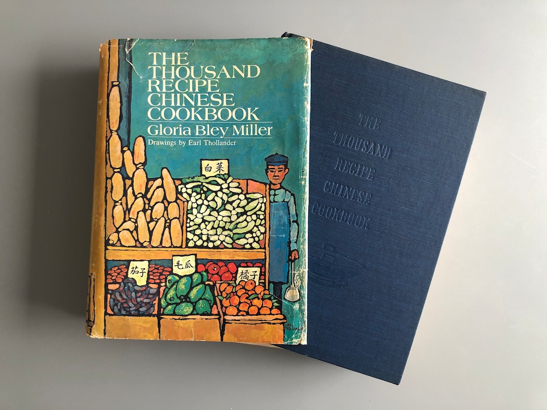 1972 Vintage the Thousand Recipe Chinese Cookbook by Gloria Bley Miller ...