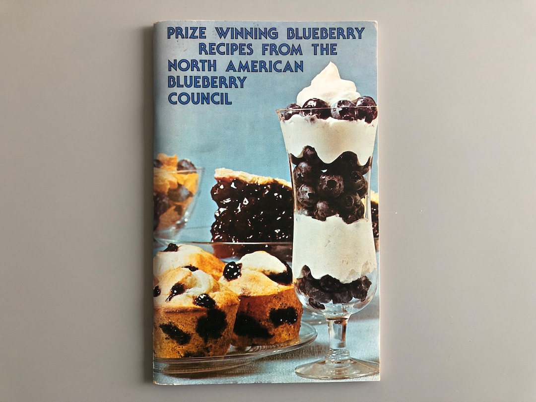 1977 Vintage Blueberry Recipes Cookbook, First Edition - Etsy
