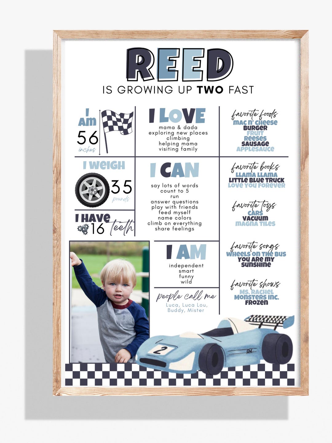 Editable Two Fast Milestone Sign | 2nd Birthday Milestones | Digital ...