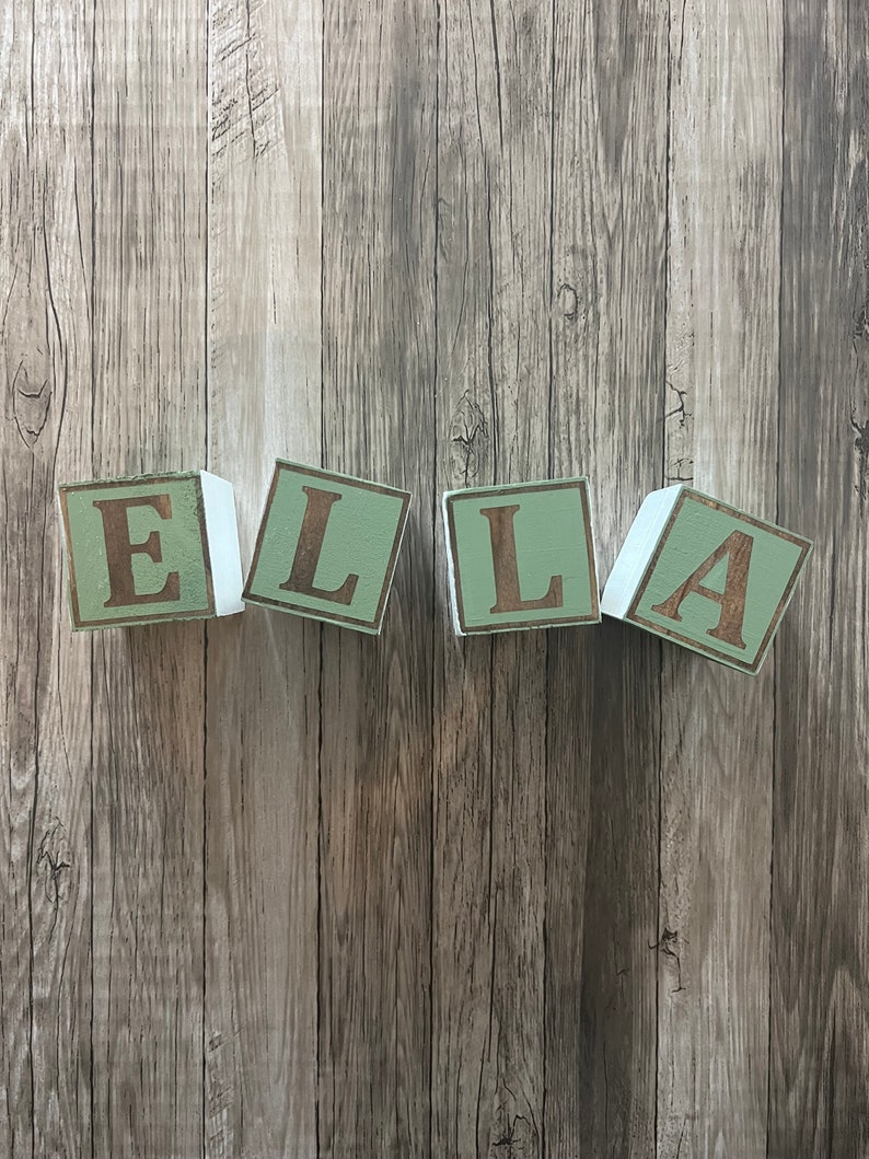 Name Blocks / Baby Name / Custom Blocks / Name Announcement - Etsy