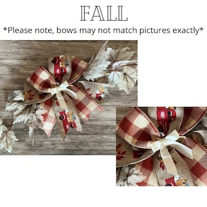 Welcome Door Sign With Interchangeable Magnetic Bows - Etsy