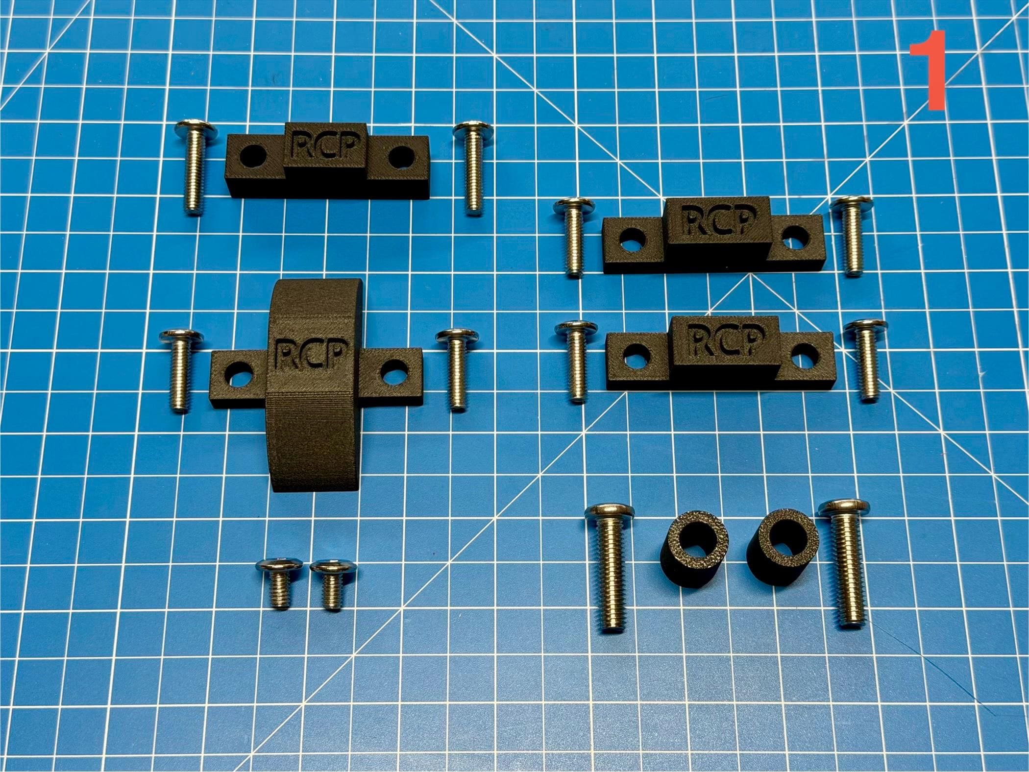 Ghostbusters Haslab Proton Pack LC1 Alice Frame Spacer & Bracket Kits ...