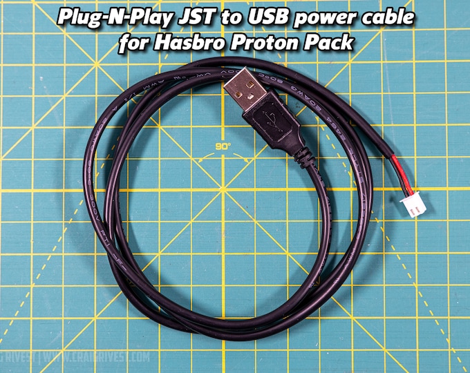 JST to USB Proton Power Cable Adapter for Hasbro Ghostbusters Afterlife ...