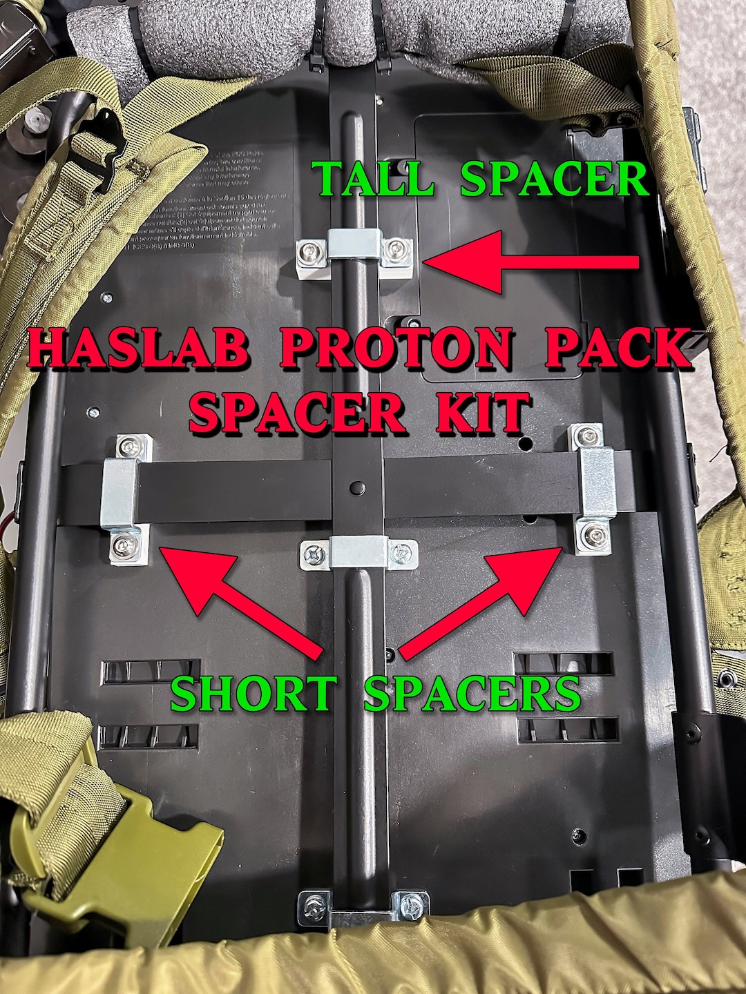 Ghostbusters Haslab Proton Pack LC1 Alice Frame Spacer Kit W/ Bolts - Etsy