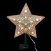 13.5" Plug-in Lighted Glitter Star Tree Topper Christmas Holiday Tree ...