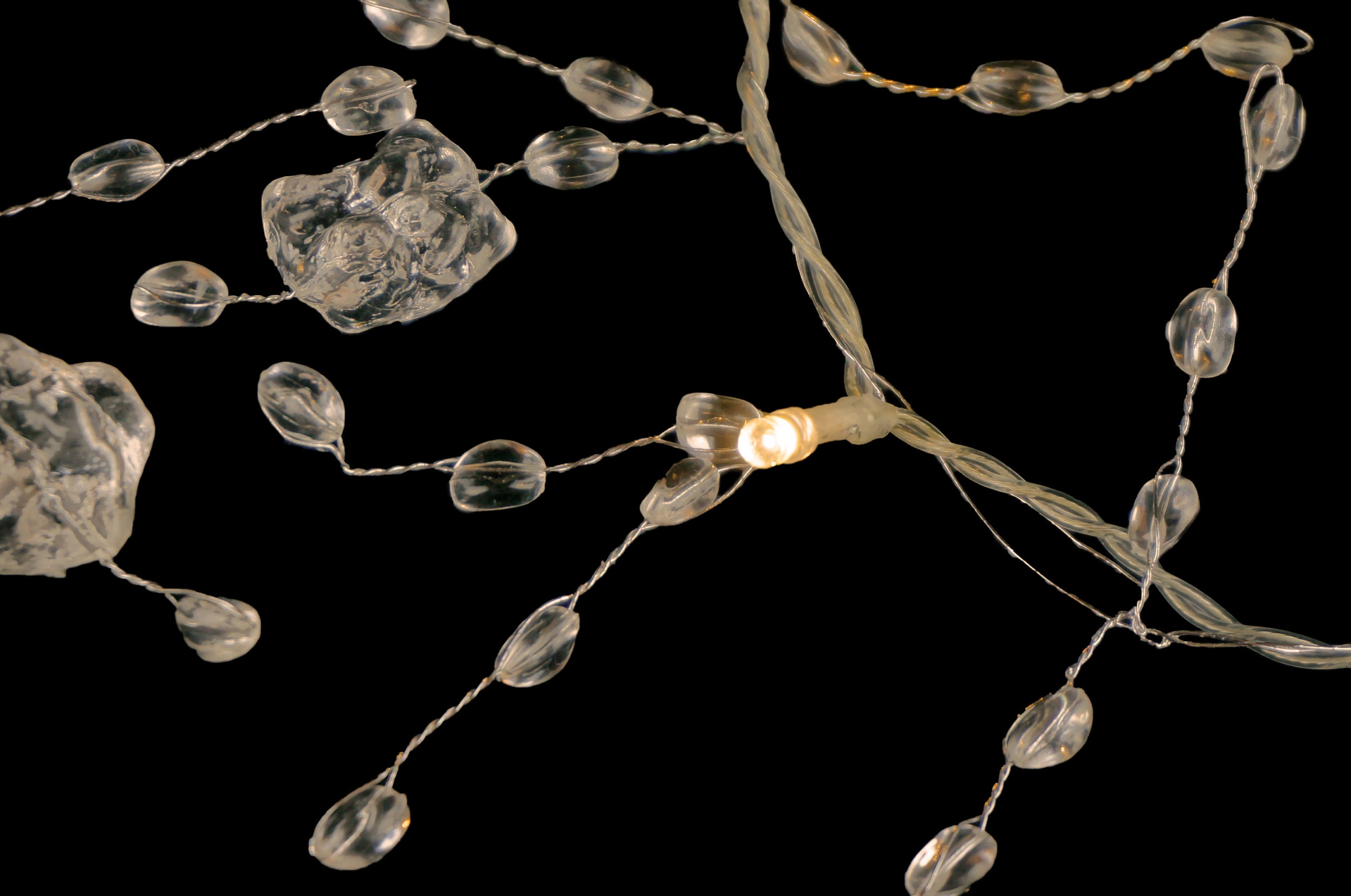 6' Acrylic Ice Garland BATTERY String Light Party Centerpiece Wedding ...