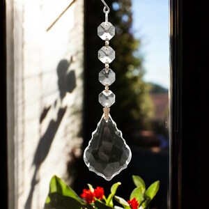 Set of 12 - 7" Chandelier Crystal Prism Pendalogue(63m) Ornament ...