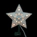 13.5" Plug-in Lighted Glitter Star Tree Topper Christmas Holiday Tree ...