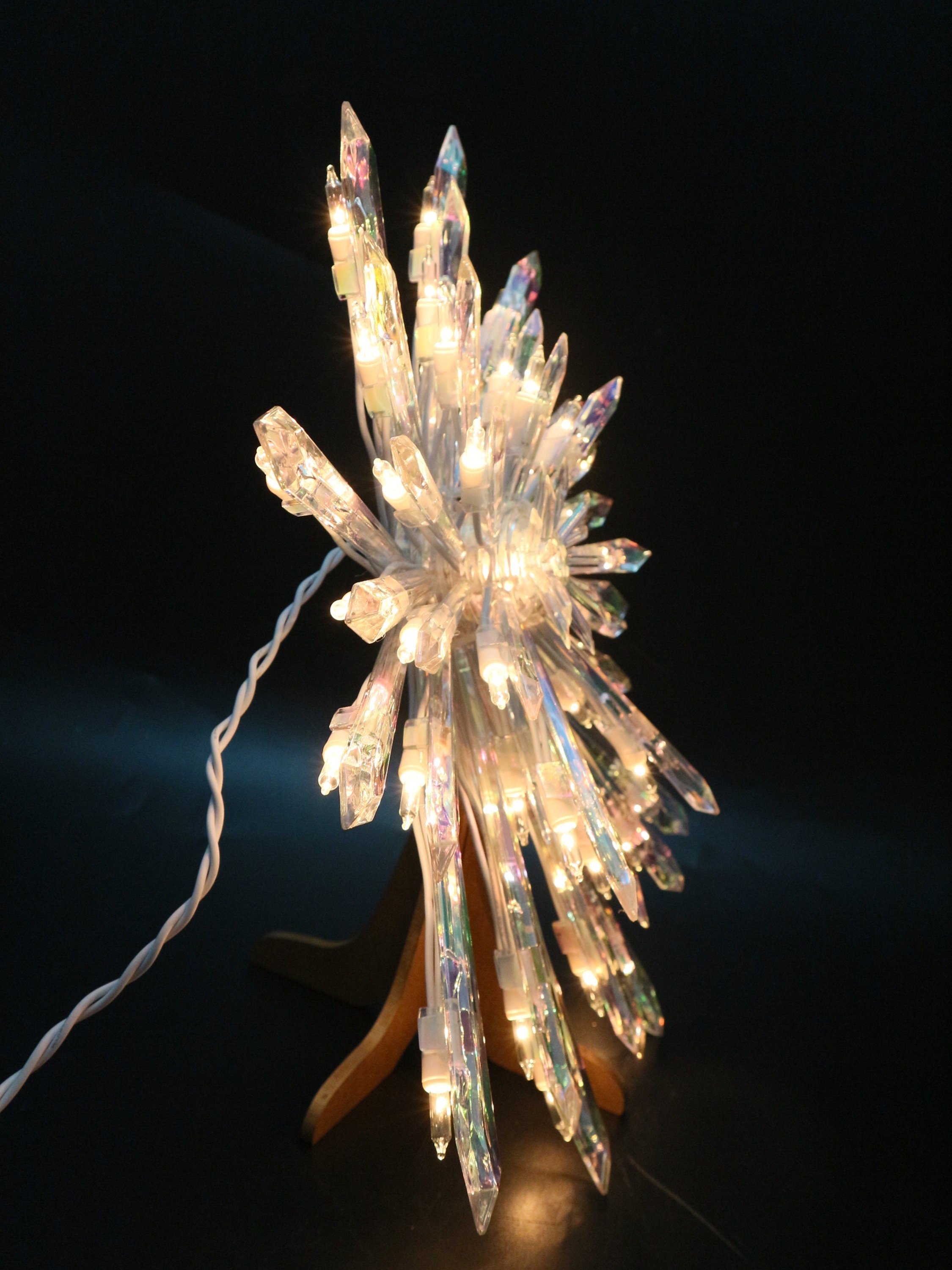 14 Lighted Starburst Snowflake Tree Topper Christmas - Etsy