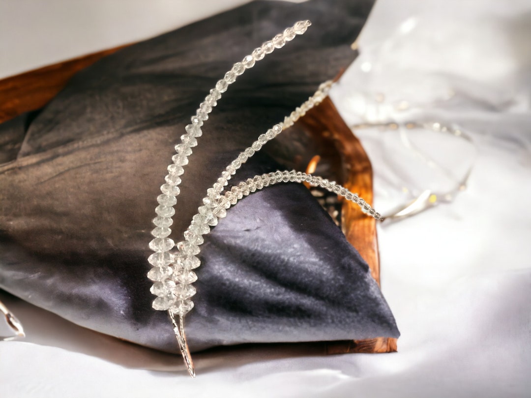 Set of 6 17" Acrylic Beaded Pick Holiday Party Centerpiece Favor Decor ...