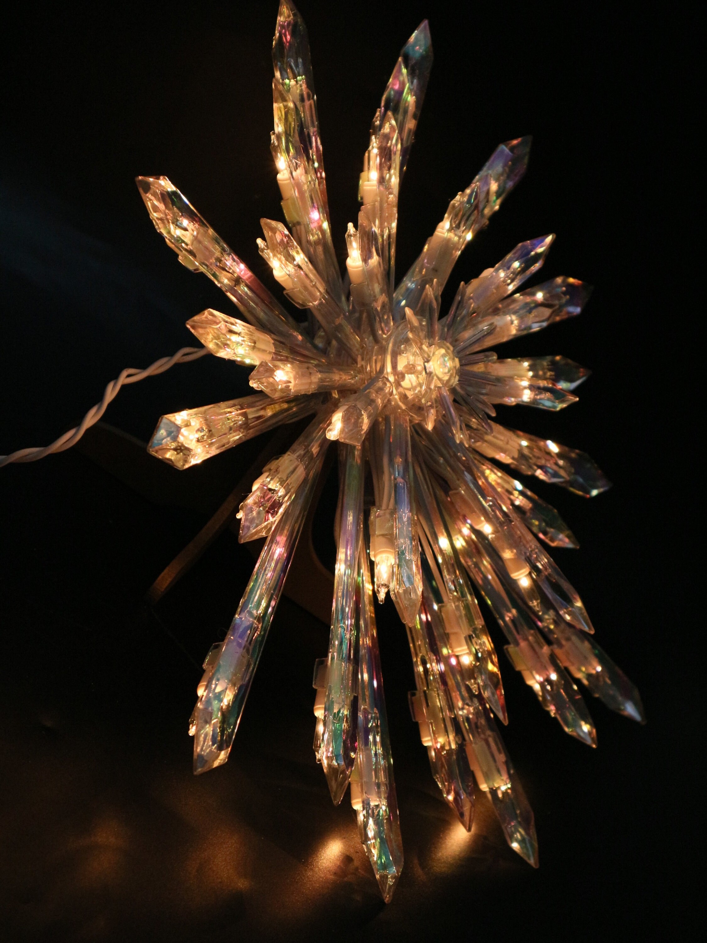 14 Lighted Starburst Snowflake Tree Topper Christmas - Etsy