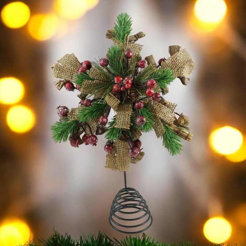 Rustic Tree Topper - Etsy