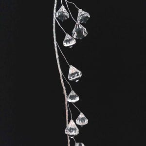 6' Acrylic Beaded Diamond Garland Centerpiece Wedding Holiday Decor - Etsy