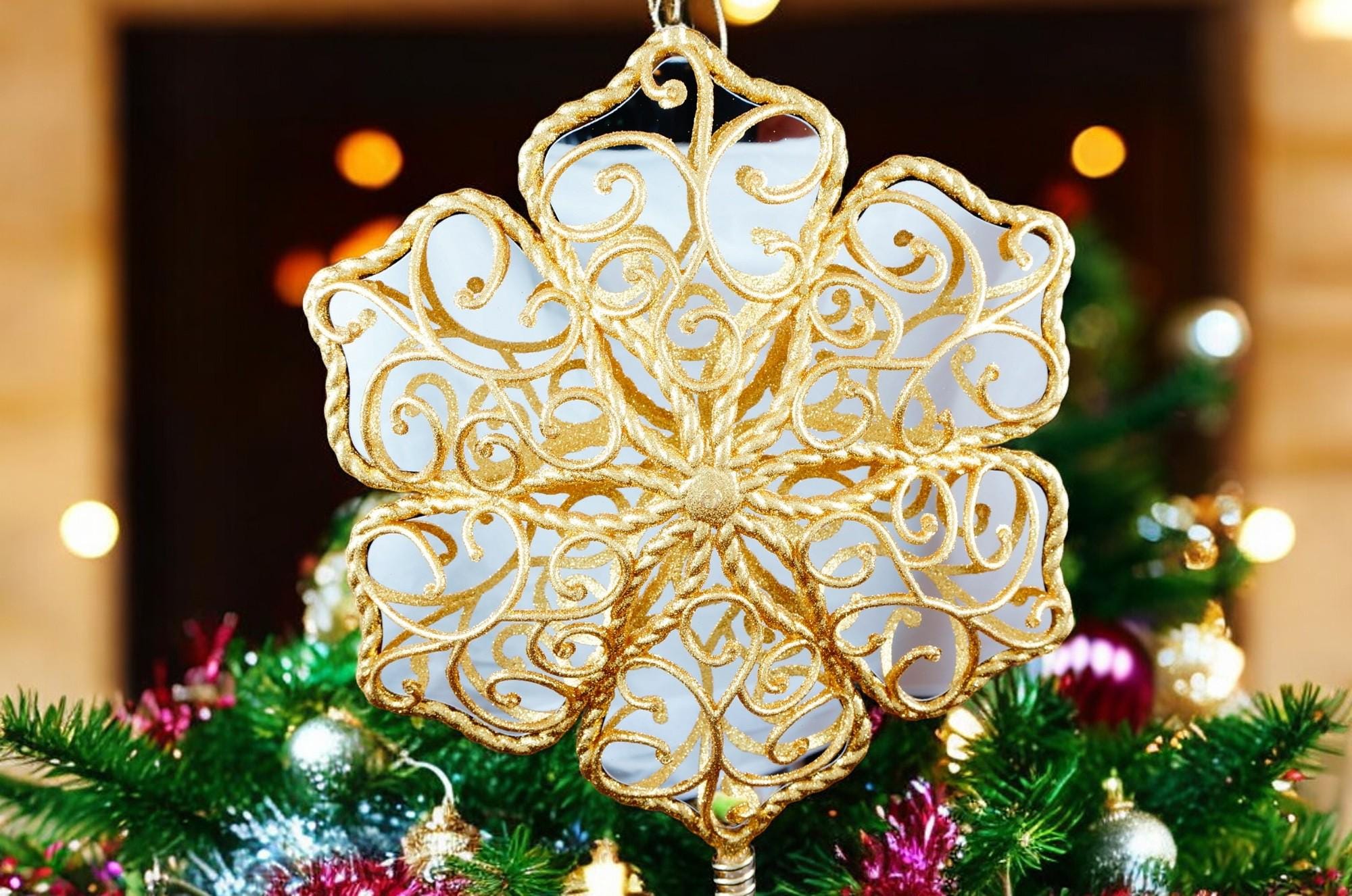 Crystal Glass Tree Topper