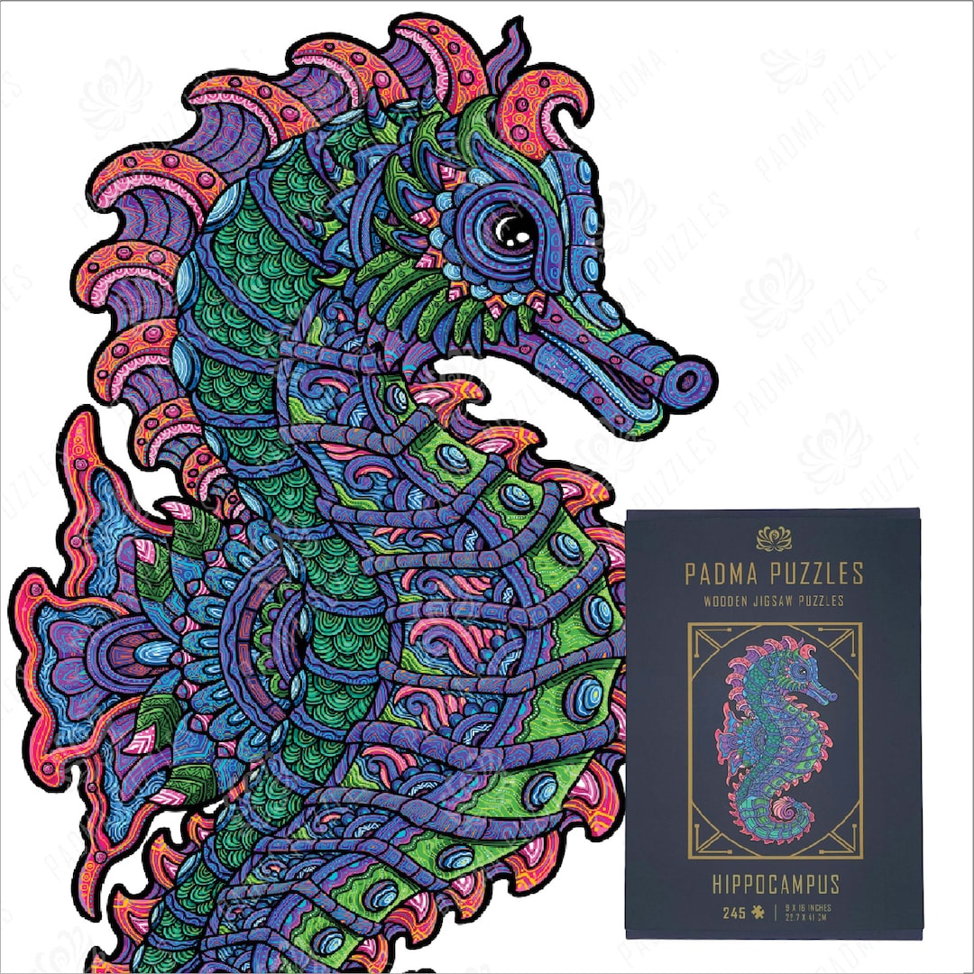 Wooden Jigsaw Puzzles for Adults With Unique Shaped Pieces ...