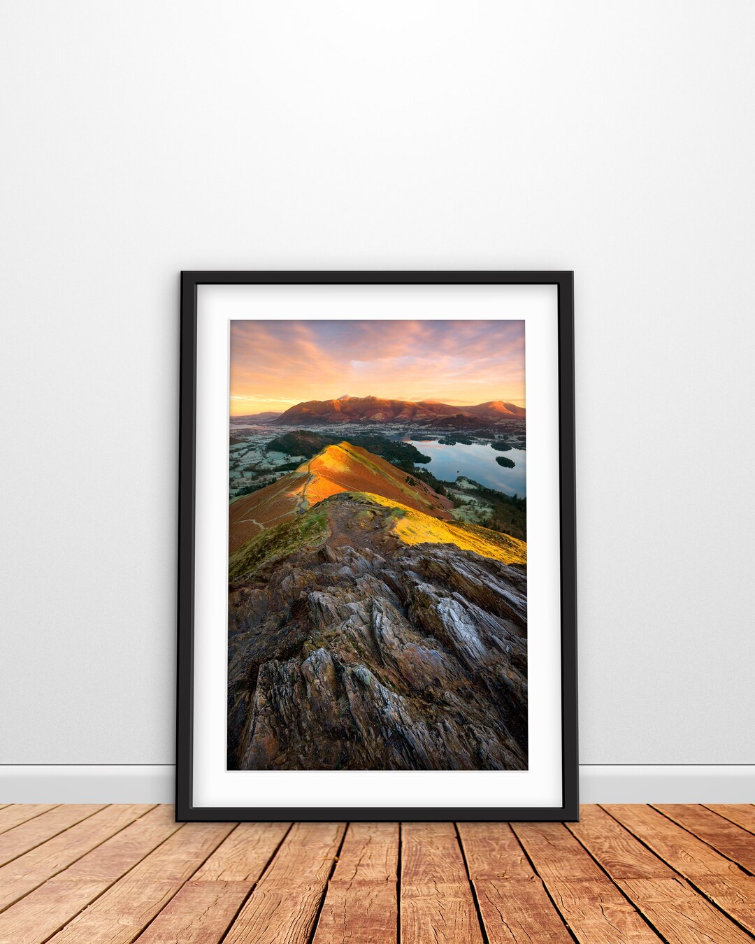 Lake District Mountain Photo Print - Catbells at Sunrise - Landscape ...