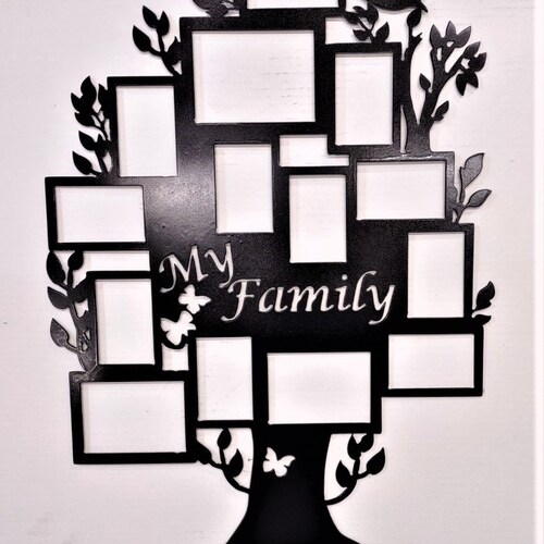 Large Wooden Family Photo Collage Frames Family Tree of Life - Etsy