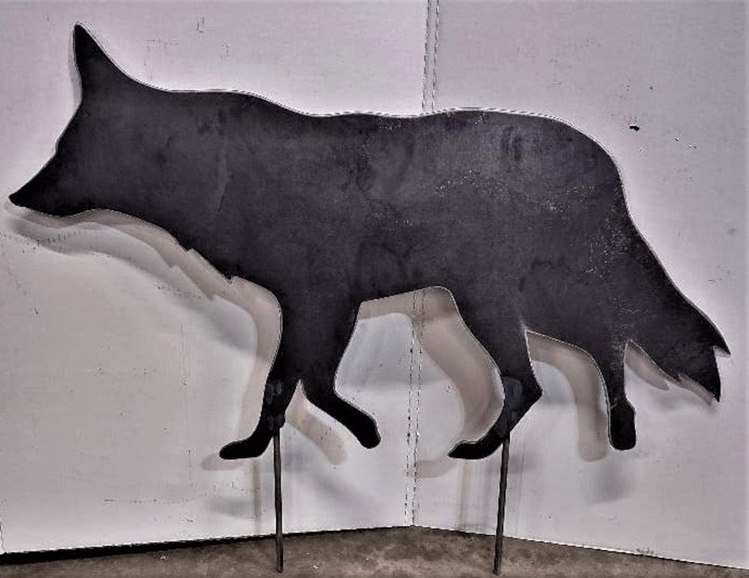 Coyote Silhouette Life Size - Etsy
