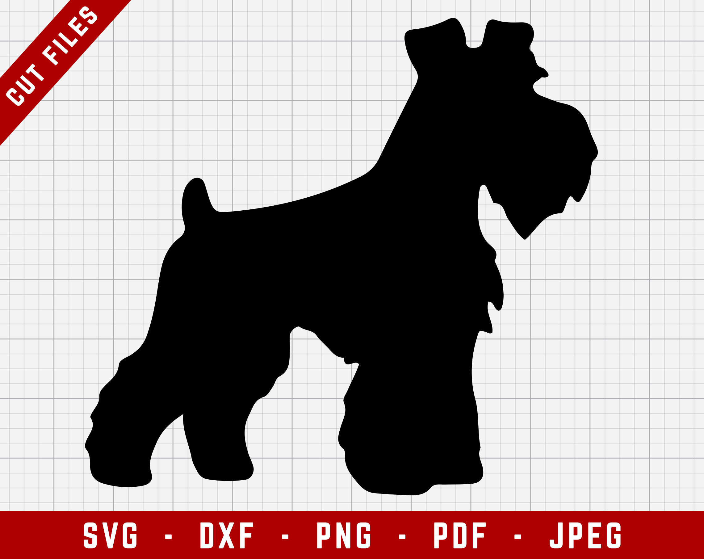 Schnauzer SVG Cutting File - Schnauzer Dog Svg | Dogs Digital Clip Art ...