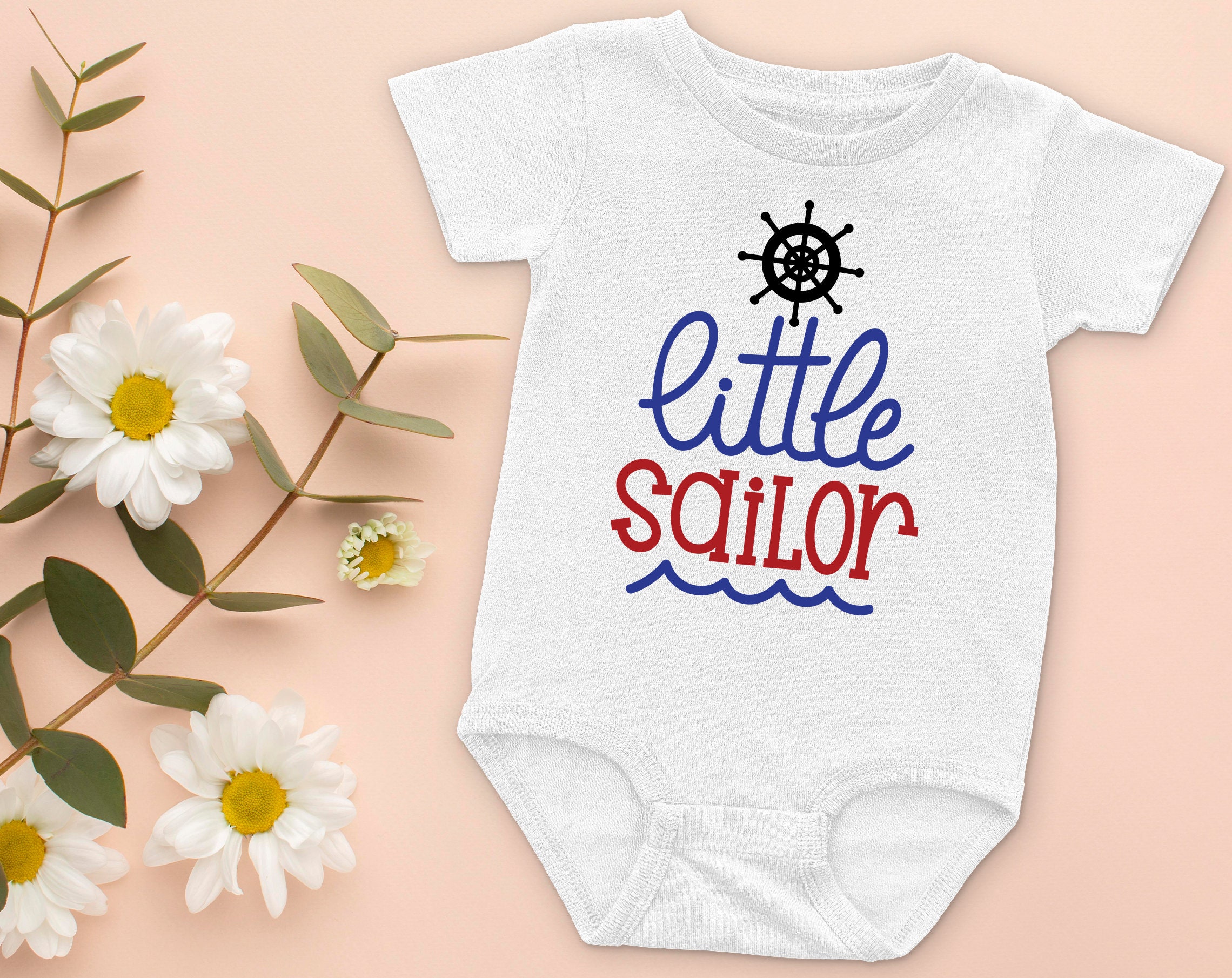Little Sailor SVG Cutting Files | Newborn Digital Clip Art, Baby SVG ...