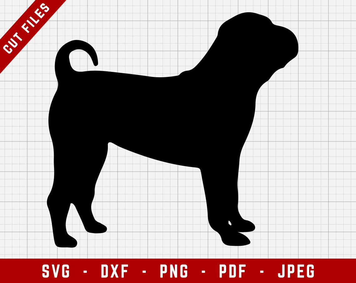 Shar-pei SVG Cutting File - Shar-pei Dog Svg | Dogs Digital Clip Art ...