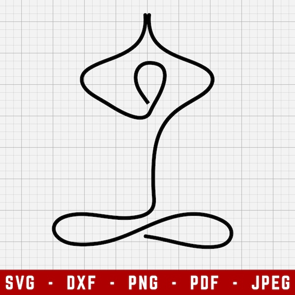 Meditation Svg - Etsy