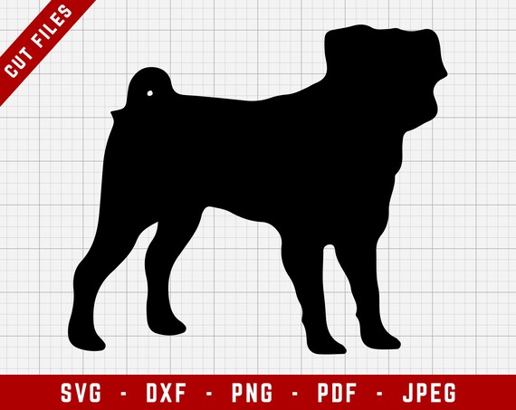 Pug SVG Cutting File Pug Dog Svg Dogs Digital Clip Art | Etsy