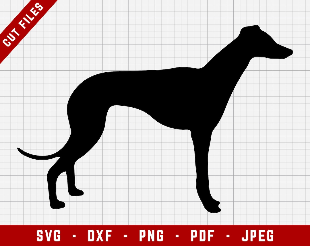 Greyhound SVG Cutting File - Greyhound Dog Svg | Dogs Digital Clip Art ...